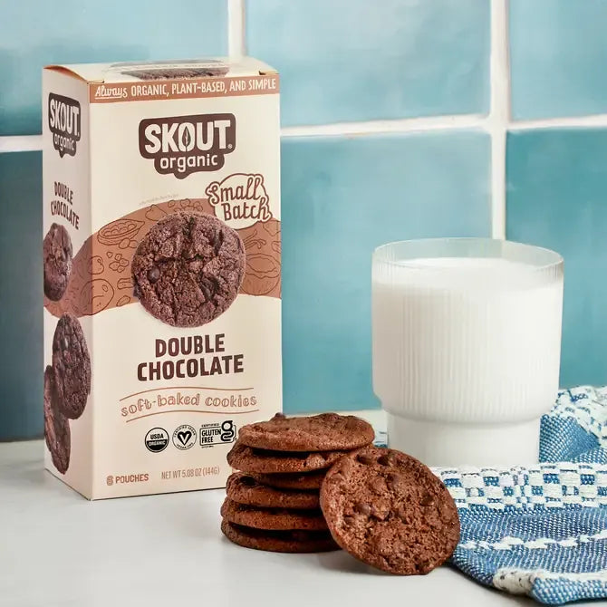 Skout Organic Double Chocolate Soft Baked Cookies – Heart + Sol